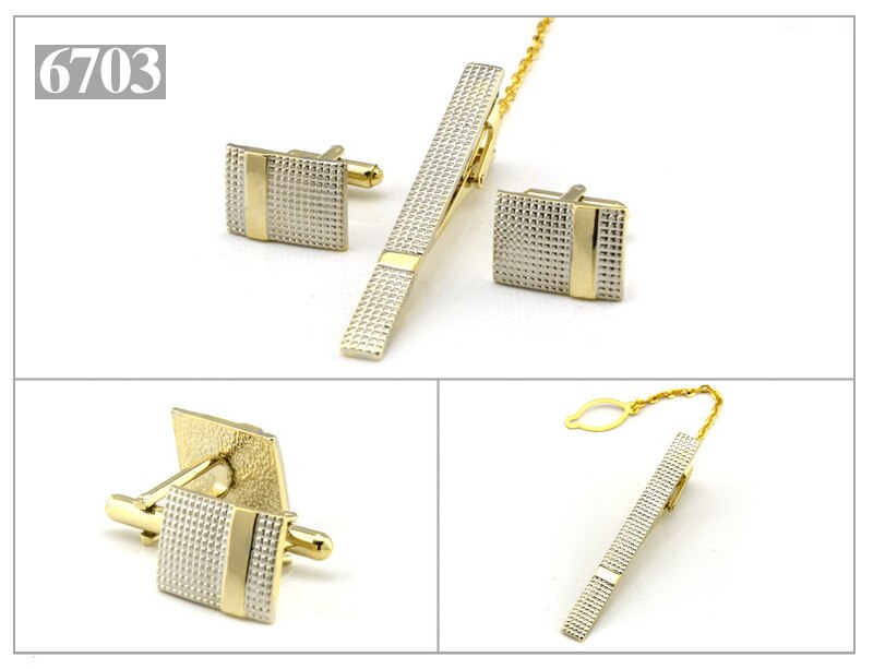 TIE CLIP & CUFFLINKS SET "STATEMENT" – Pisani Maura