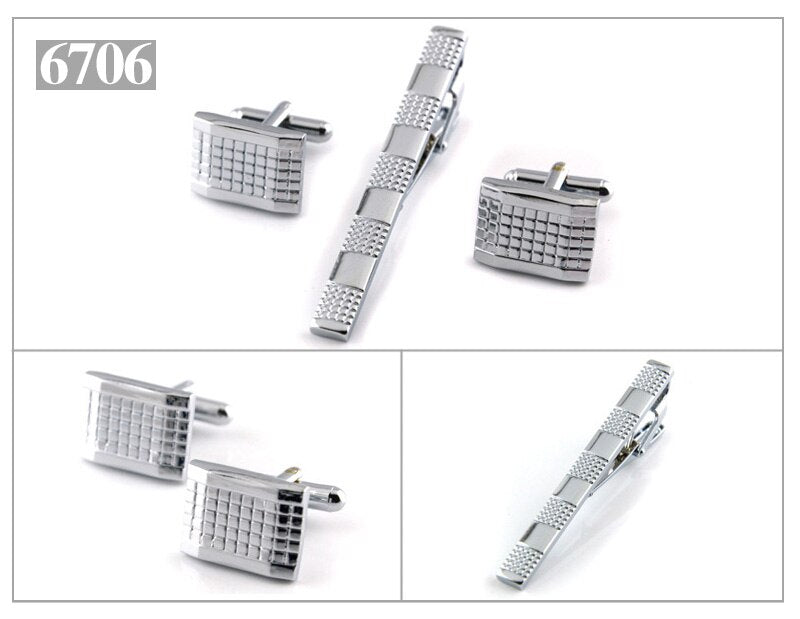 TIE CLIP & CUFFLINKS SET "STATEMENT" – Pisani Maura