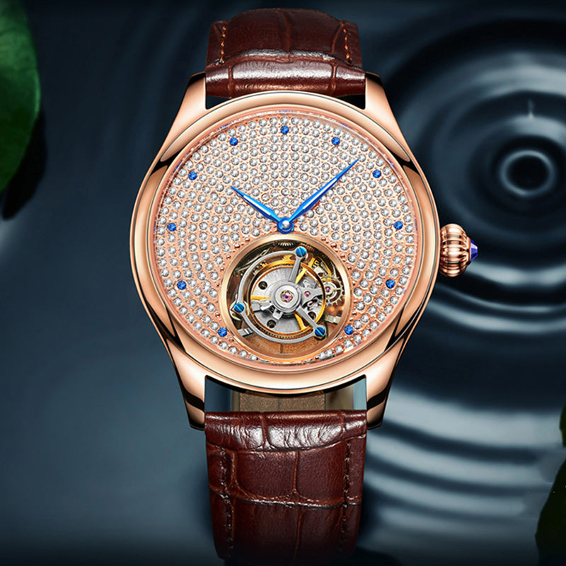 AUTOMATIC TOURBILLON WATCH "DIAMONDS" – Pisani Maura