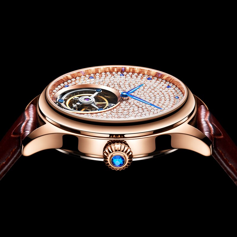 AUTOMATIC TOURBILLON WATCH "DIAMONDS" – Pisani Maura