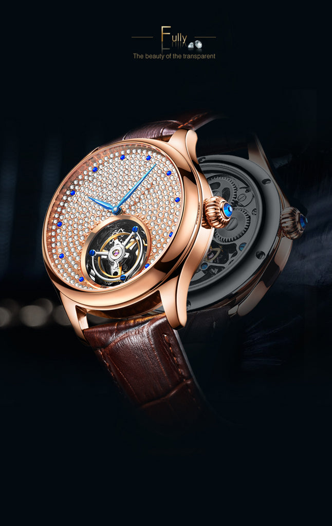 AUTOMATIC TOURBILLON WATCH "DIAMONDS" – Pisani Maura