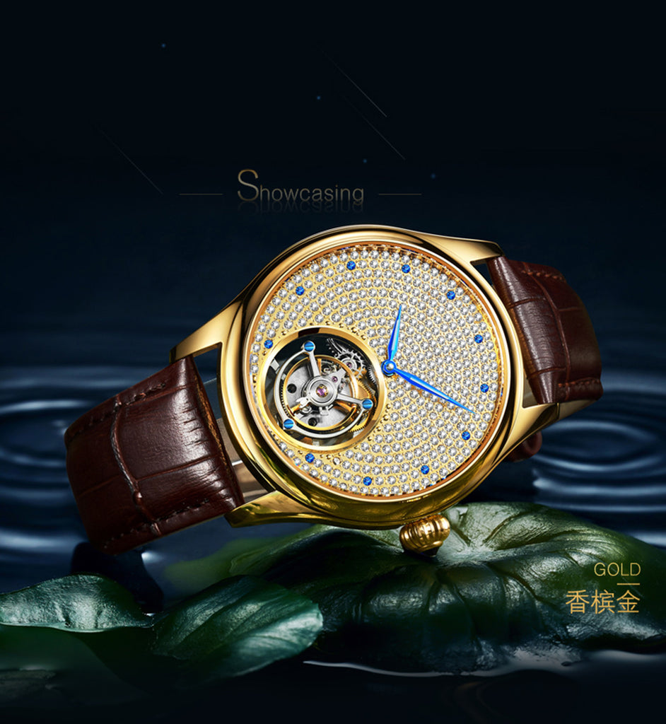 AUTOMATIC TOURBILLON WATCH "DIAMONDS" – Pisani Maura